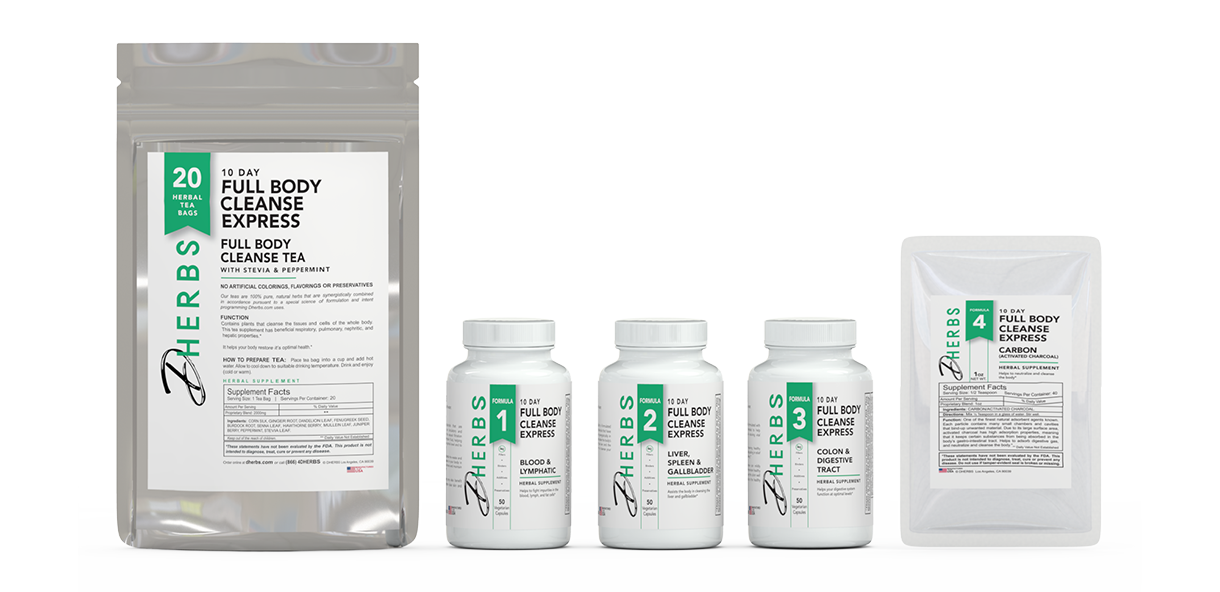 The 10 Day Detox Program (Body Cleanse For Weight Loss, Dherbs, Herbal ...