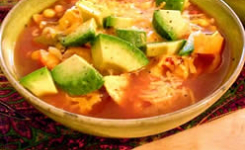 Vegetarian Tortilla Soup - Dherbs Recipes