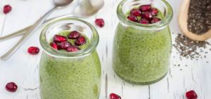 Green Chia Pudding For A Healthy Breakfast